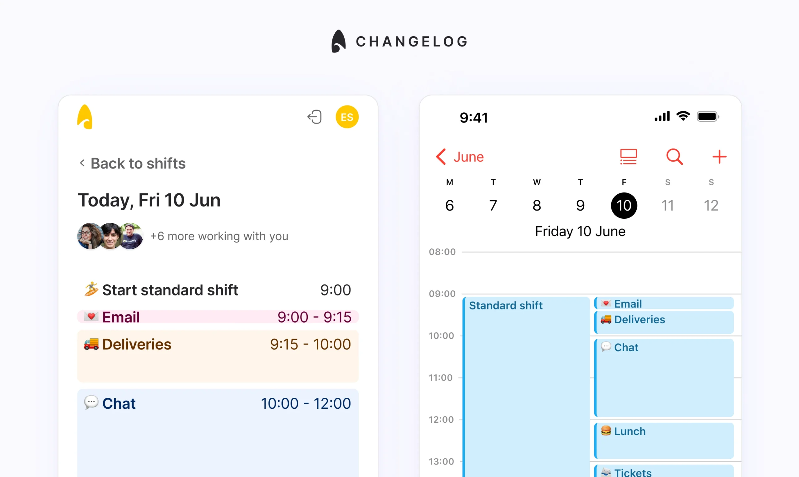 Surf your schedule straight to your calendar - Surfboard